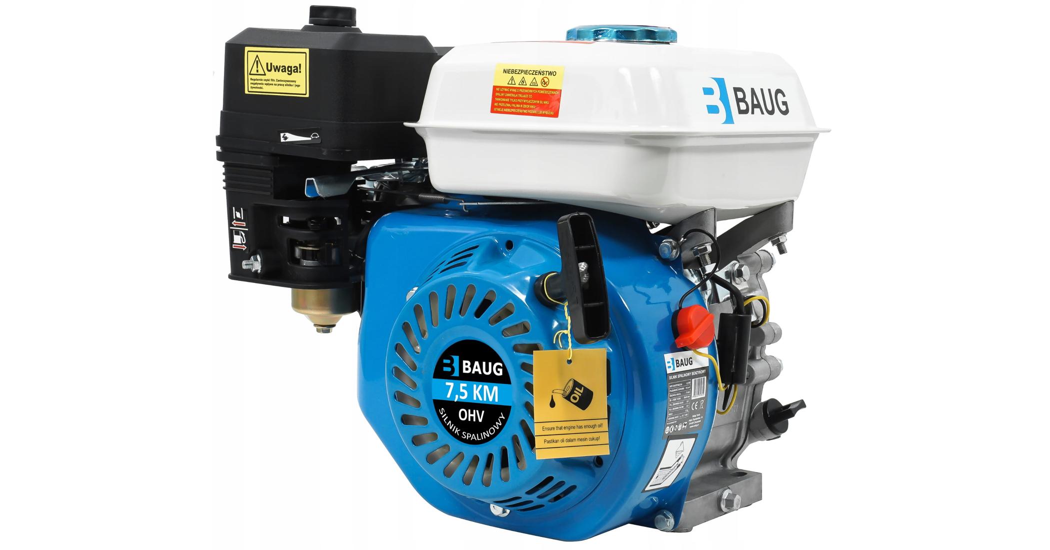Baug Négyütemű benzinmotor 7,5LE-20MM B1502 - Benzinmotor